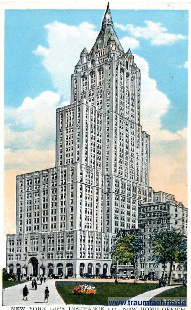 Postcard Metropolitan Life North Building in New York City-Manhattan ...